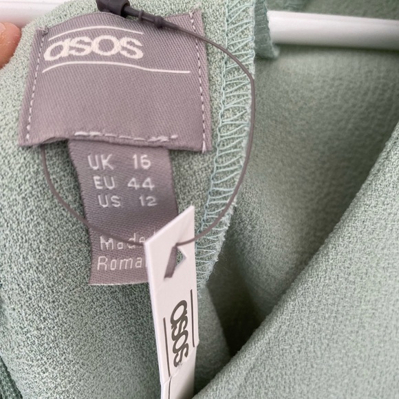 ASOS | Dresses | Nwt Asos Wiggle Midi Dress In Sage Green | Poshmark